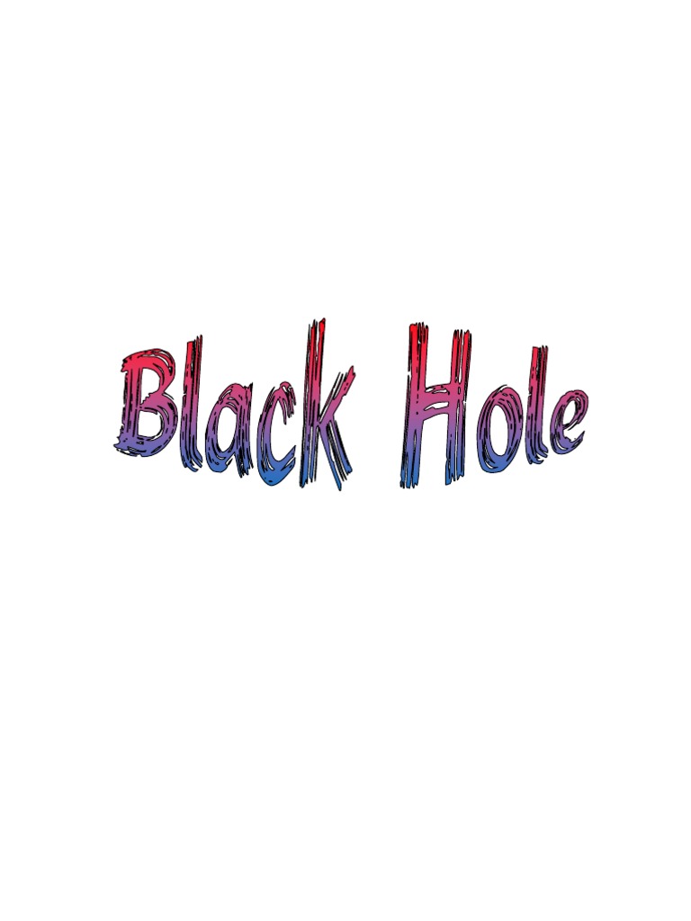 Black Hole | PDF