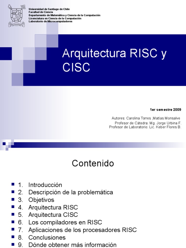 Arquitectura RISC y CISC.ppt | Equipo de oficina | Redes sociales y ...