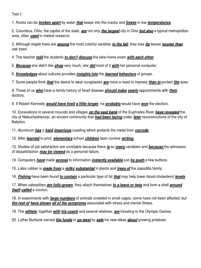 Toefl Error Recognition | PDF | Blood Donation | Wellness