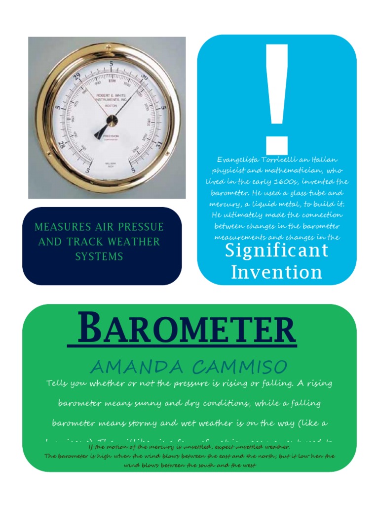 Barometer Earth Science | PDF