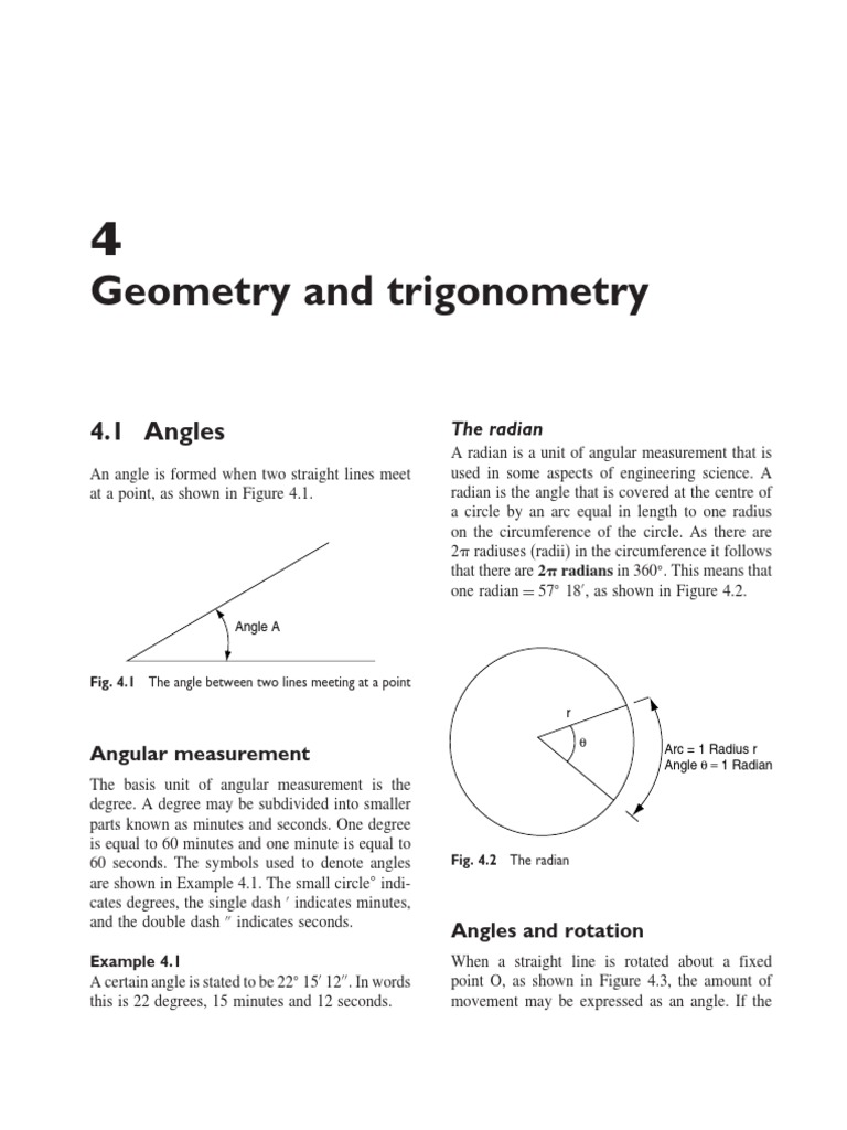 Geometry and Trigonometry | PDF | Trigonometric Functions | Sine
