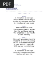 We Are One: Lyrics and Chords | PDF