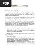 Rope Classification vs. Rope Construction: Tech Tip 9 | PDF | Wire | Rope