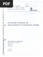 Standard Method of Measurement of Building Work (SMM7) - 7th Ed | PDF
