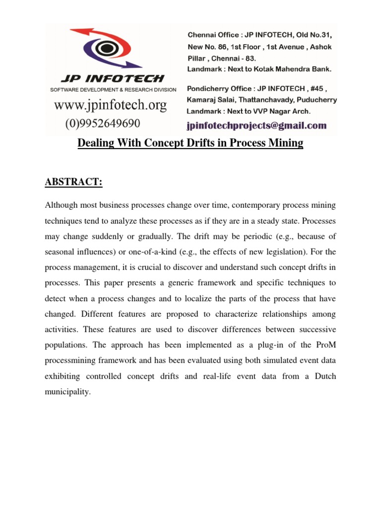 Dealing With Concept Drifts in Process Mining | PDF | Digital ... Dealing With Concept Drifts in Process Mining | PDF | Digital ...