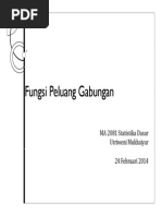 Distribusi F Dan Distribusi T-Student | PDF