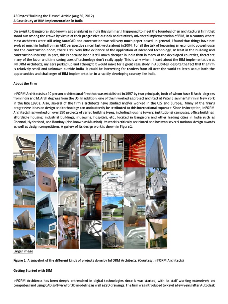 A Case Study of BIM Implementation in India | PDF | Autodesk Revit ...