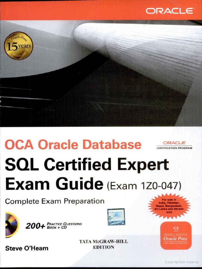 Oca Oracle Sql