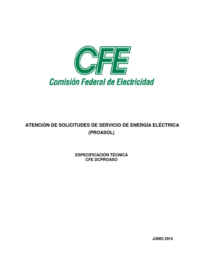 Solicitud Cfe PDF | PDF | Presupuesto | Planificación