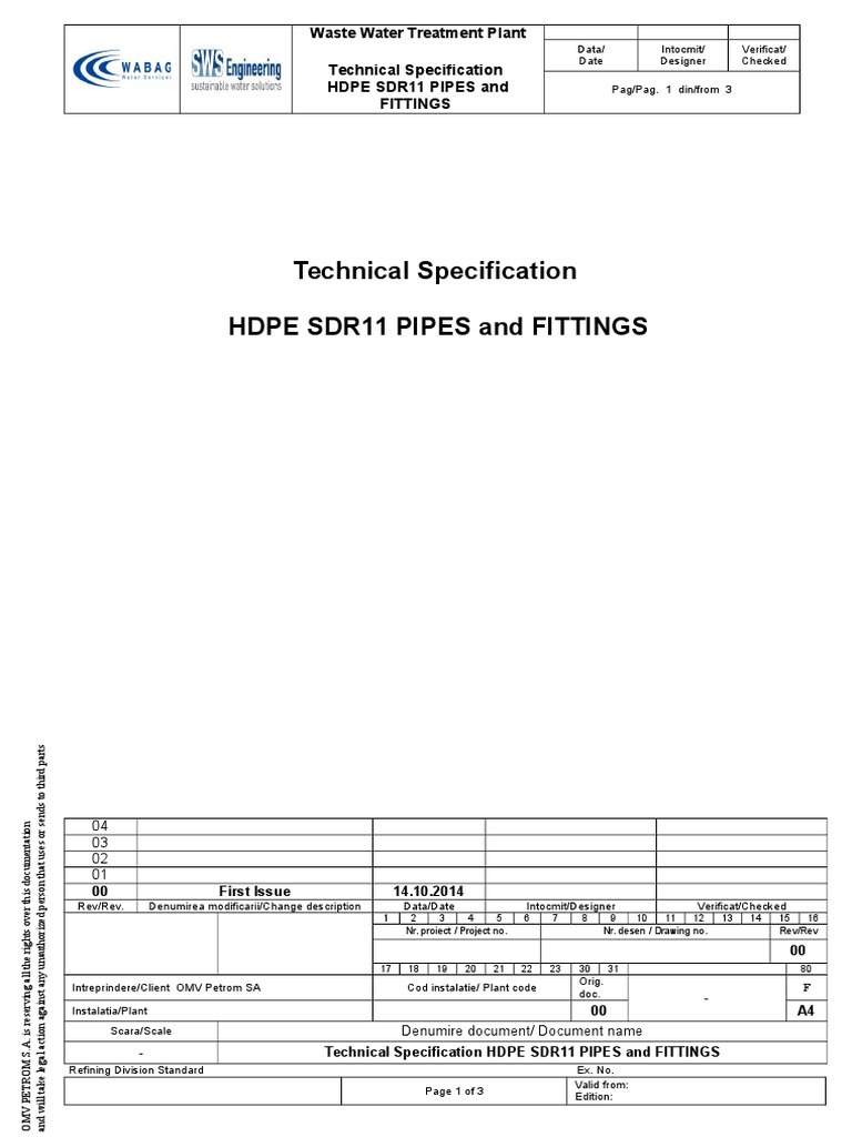Pipe Hdpe Sdr11 | Plumbing | Transparent Materials
