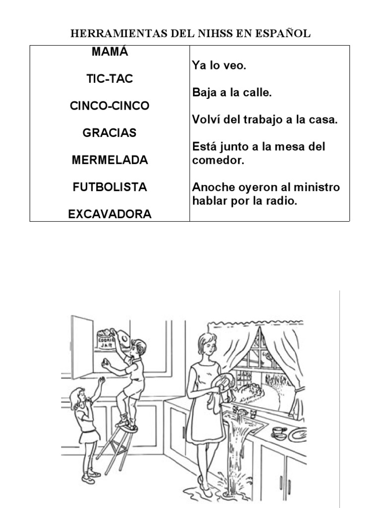 Herramientas NIHSS en Español PDF | PDF