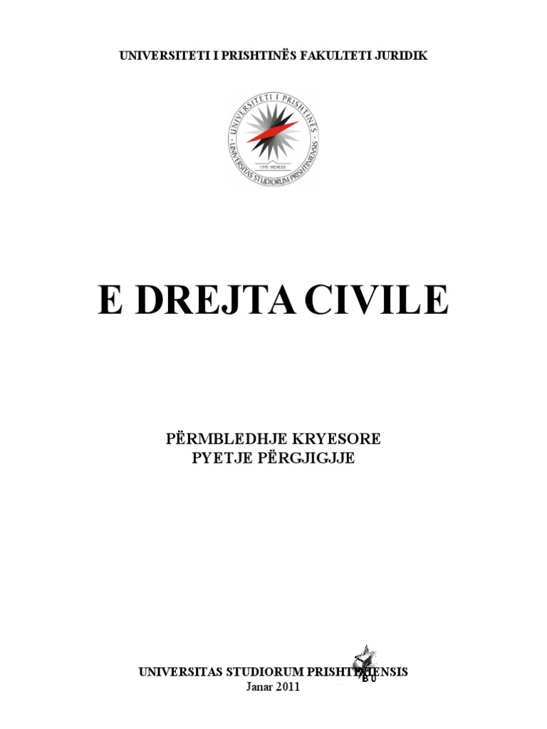 70 Pyetje Pergjigjje Nga E Drejta Civile | PDF