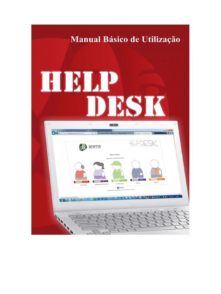 Manual de Uso do Help Desk Empresarial | PDF | Fazer login | Autenticação