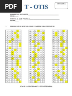 Test Otis RESPUESTAS PDF | PDF