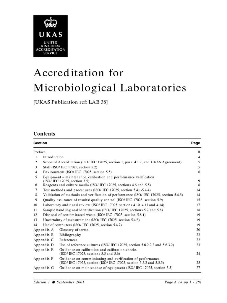 Lab38 Acred. de Labs. Microbiológicos PDF | PDF | Reference | Quality