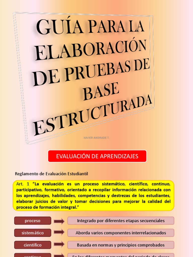 Pruebas Base Estructurada | PDF | Evaluación | Contabilidad