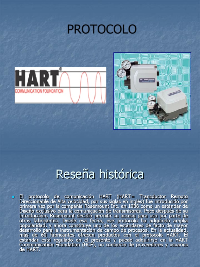 Protocolo Hart | PDF | Señal analoga | Ingeniería Informática