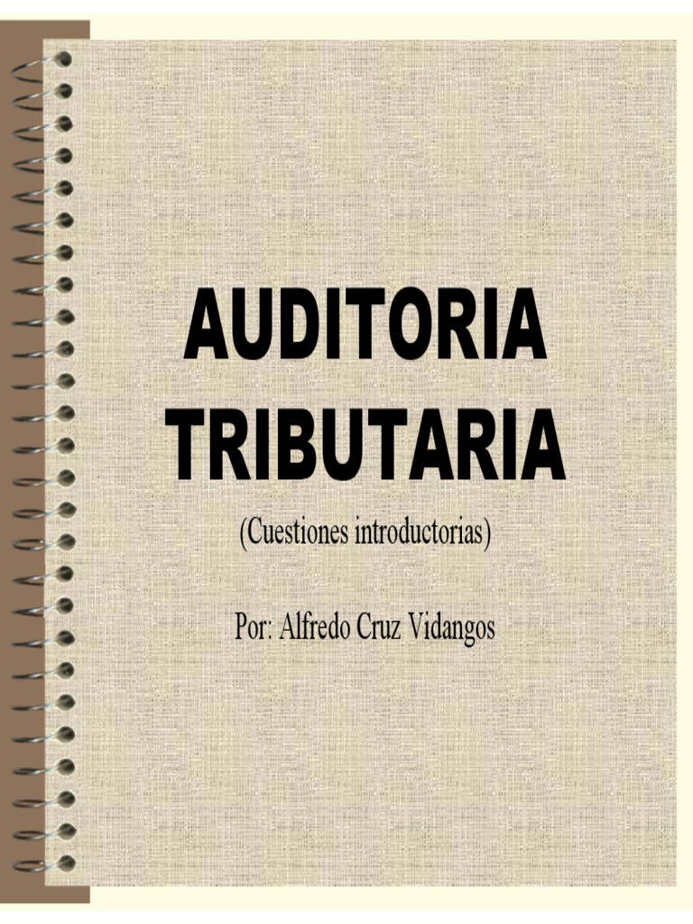 Auditoria Tributaria PDF | PDF | Auditoría financiera | Contralor