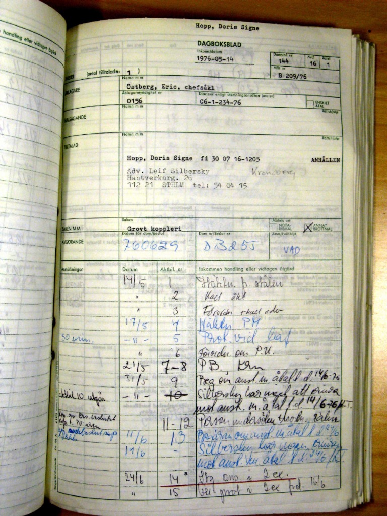 Tingsrättens Dom Mot Doris Hopp | PDF