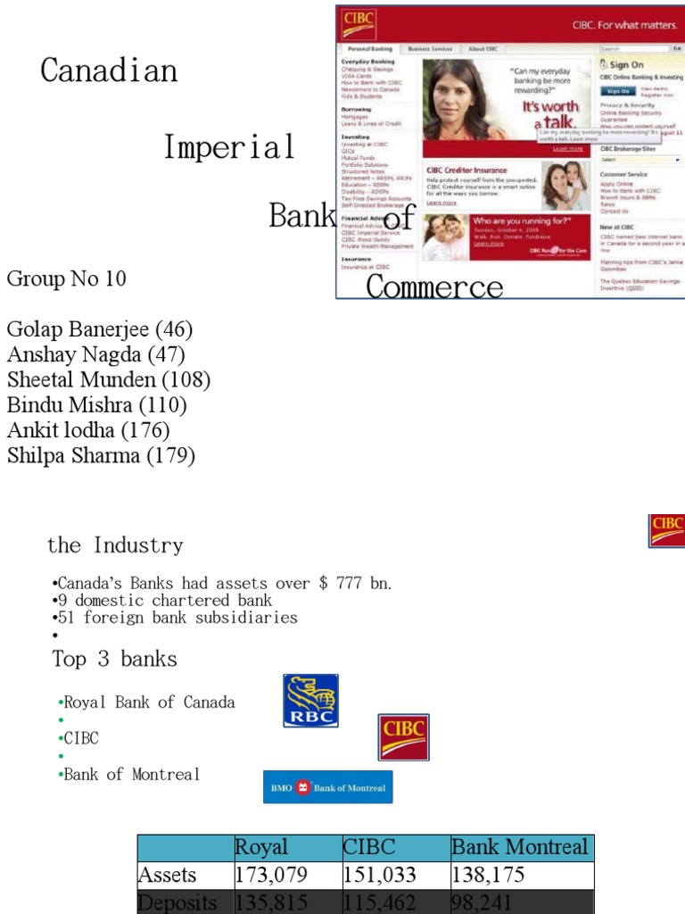 CIBC Presentation (Canadian Imperial Bank of Commerce) | PDF | Banks ...