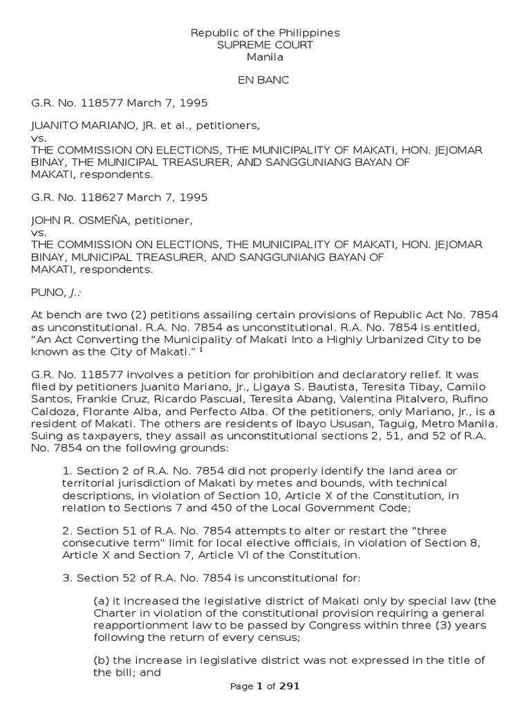 Compilation of Pol Cases | PDF | Public Sphere | Government