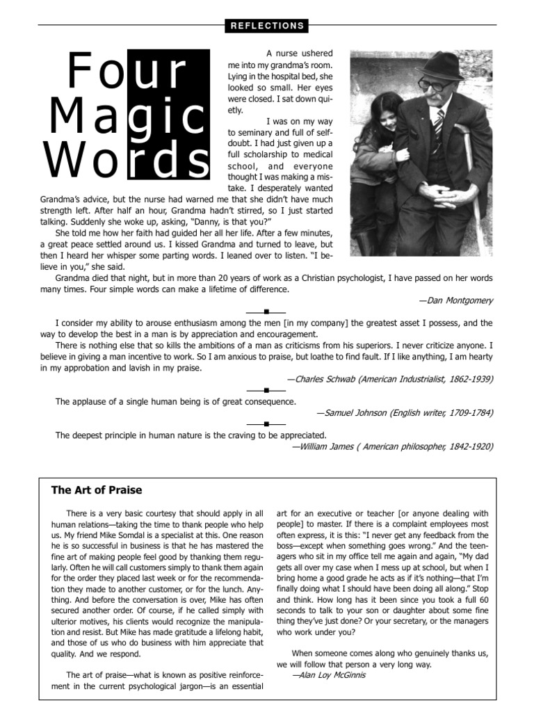 RFL44 - Four Magic Words | PDF | Psychology