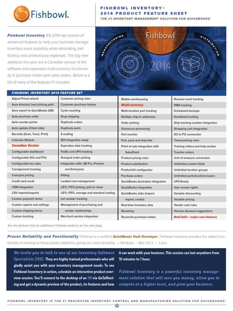 (FI) 2014 Has Dozens Of: Fishbowl Inventory | PDF | Point Of Sale ...