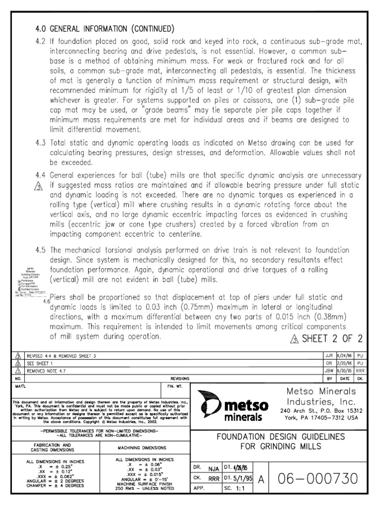 06-000730-02 Foundation Design Guidelines PDF | PDF