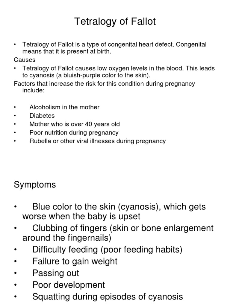 Tetralogy of fallot | Congenital Heart Defect | Heart