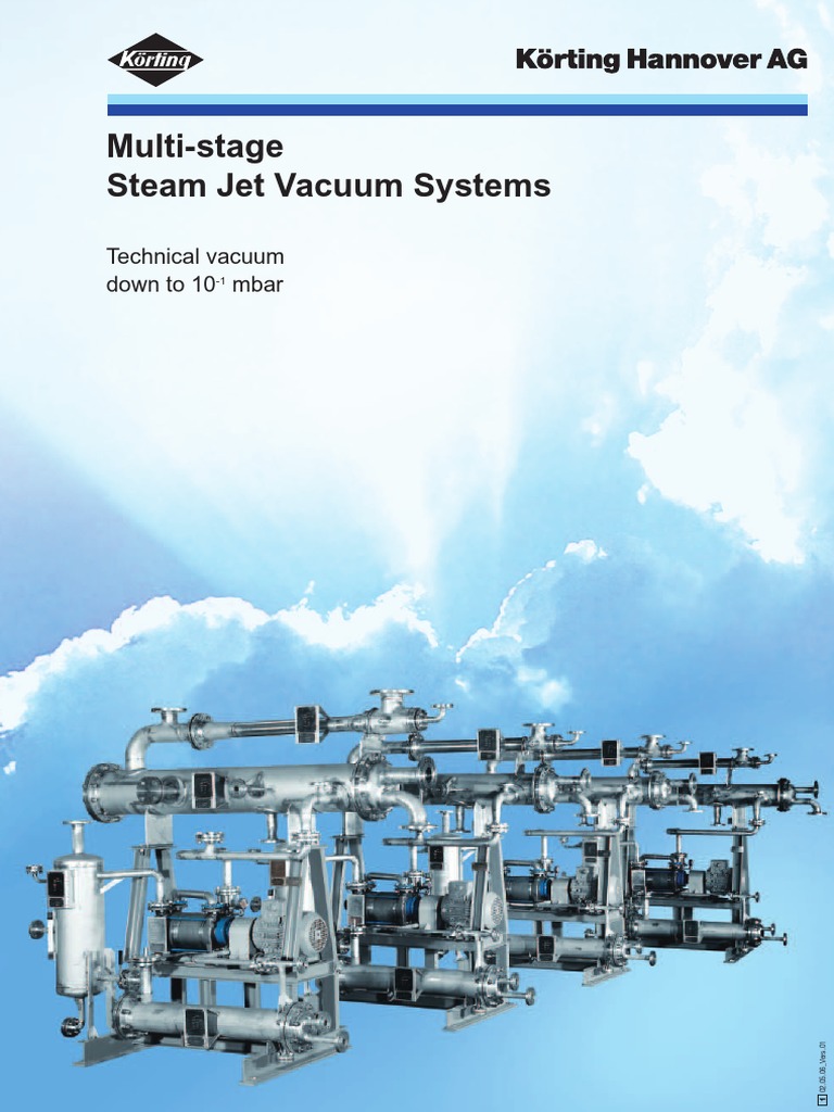 Körting Multistage-Steam-Jet-Vacuum-Ejectors PDF | PDF | Vacuum | Jet Engine