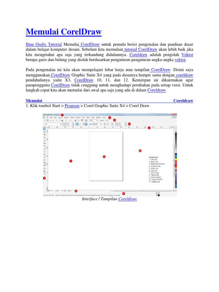 CorelDraw (Beginner) PDF | PDF