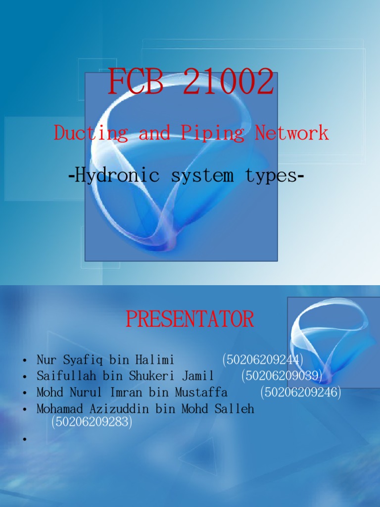 Hydronic system types and piping arrangements | PDF | Building ...