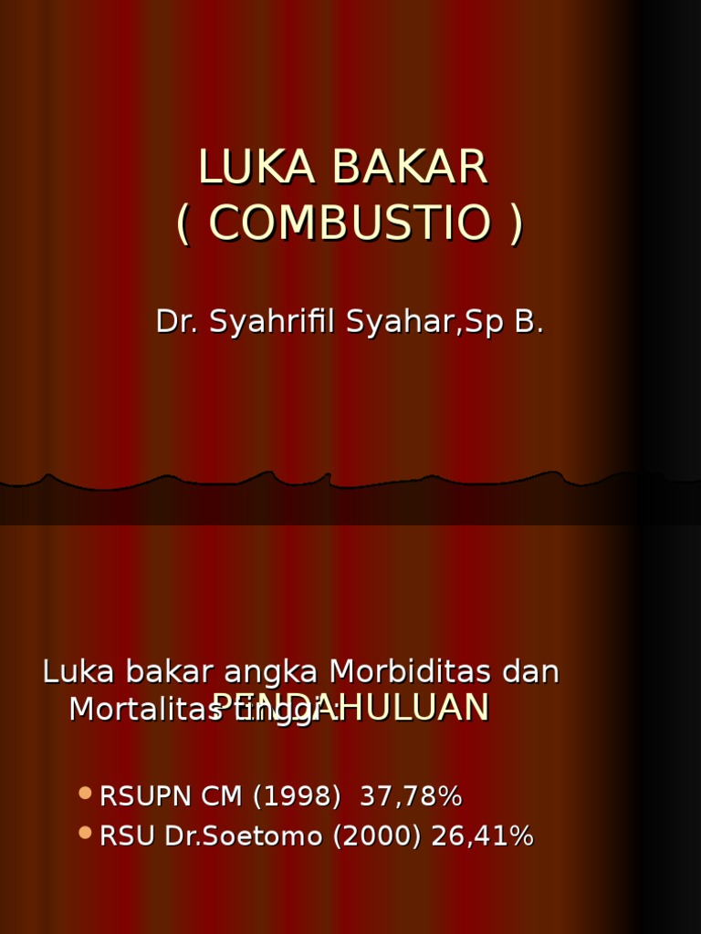 Luka Bakar (Combustio) | PDF