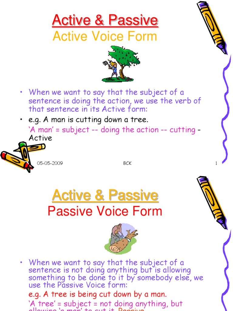 Active Passive - Forms | PDF | Grammatical Tense | Verb