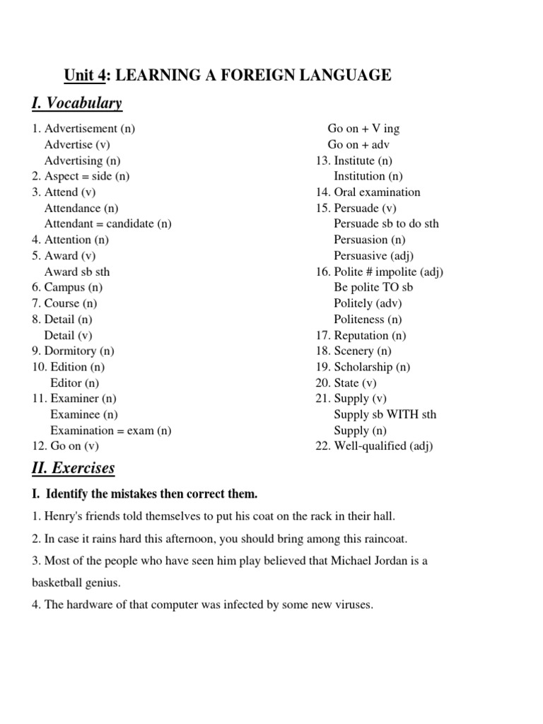 Lesson Plan Grade 6 Unit 4 | PDF | Learning
