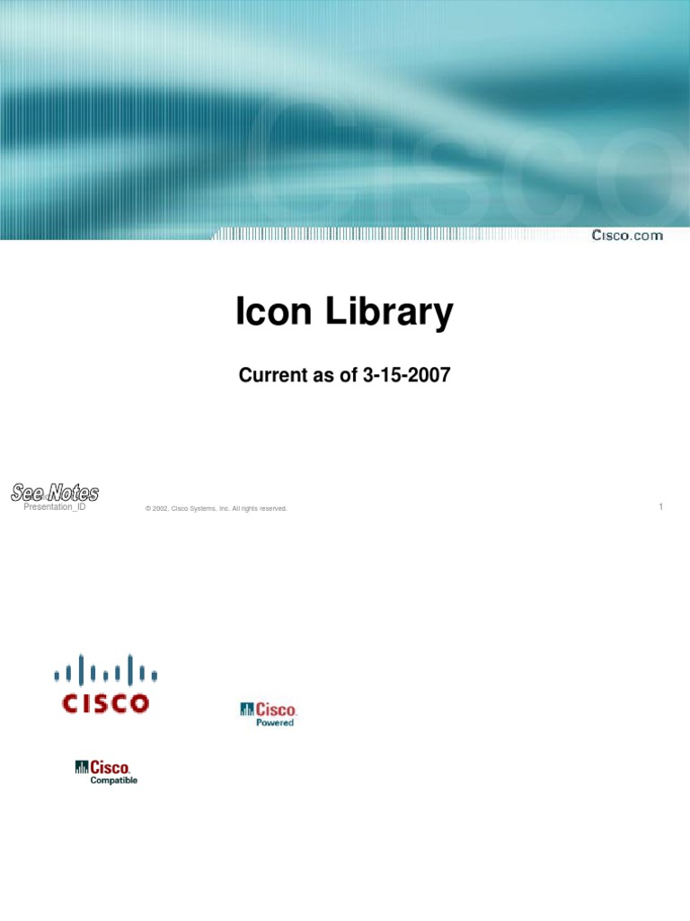 Icon Library: Current As of 3-15-2007 | PDF | Router (Computing ...