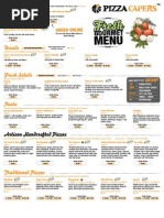 Ruscello Menu | PDF | Salad | European Cuisine