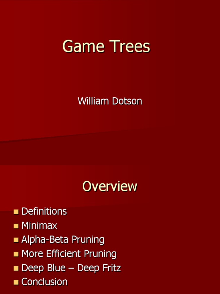 Game Trees | PDF | Algorithms | Gaming