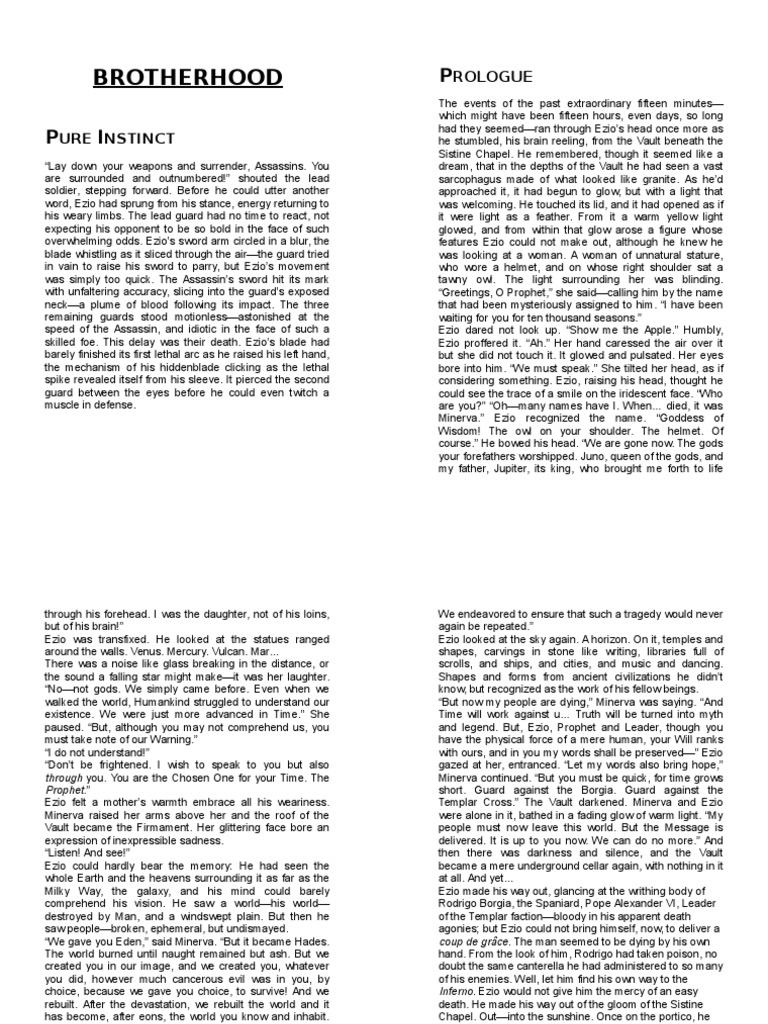 Brotherhood | PDF | Armed Conflict | Nature