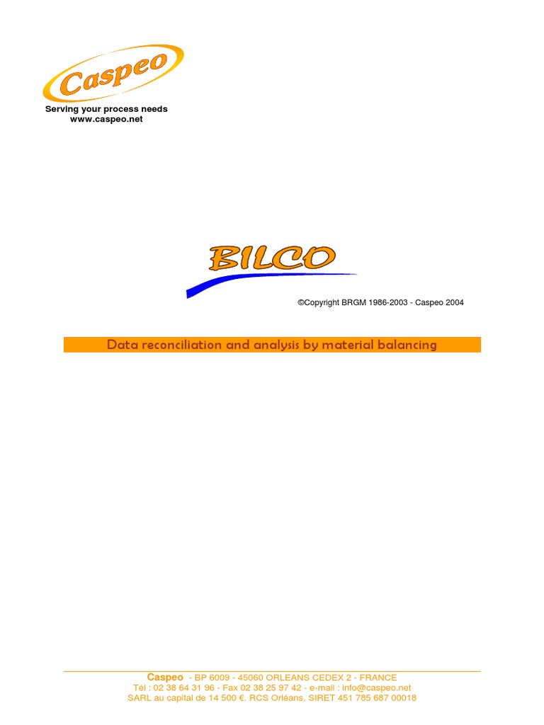 BILCO 3 Brochure GB | PDF | Flow Measurement | Numerical Analysis