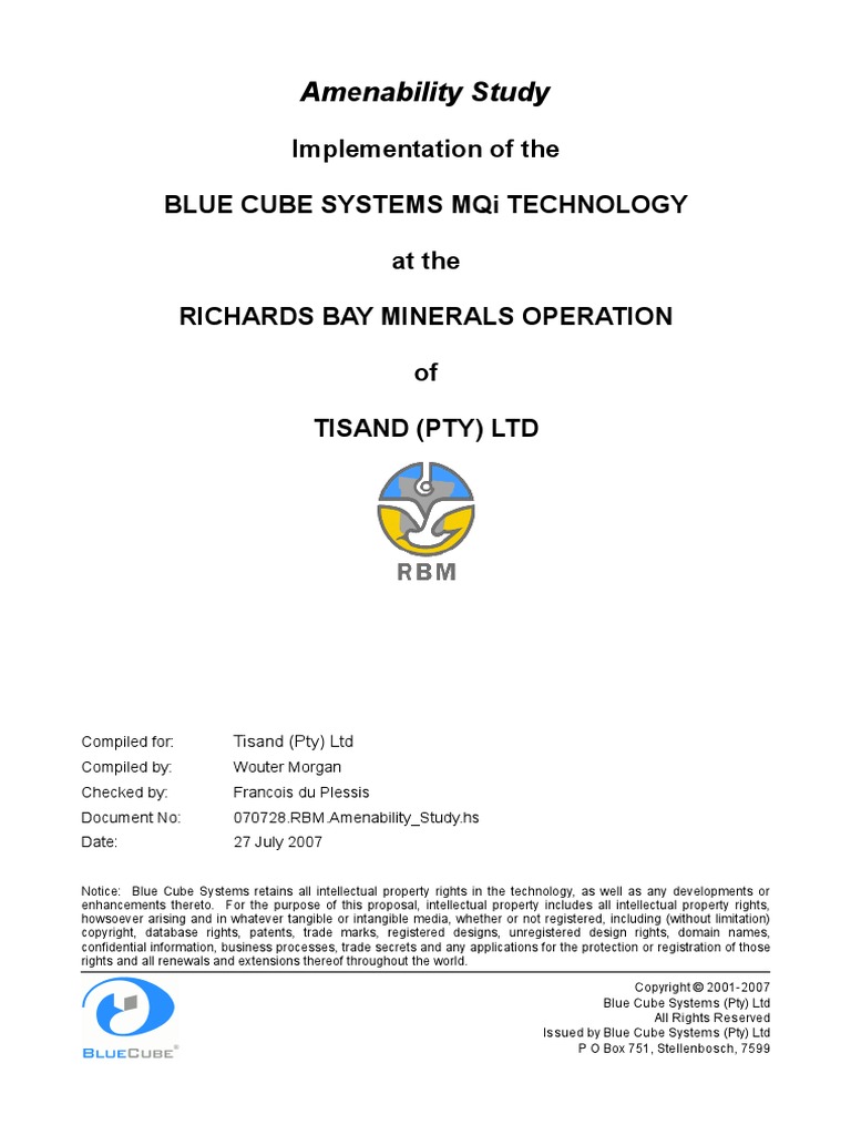 RBM Amenability - Study | PDF | Reference Range | Standard Deviation