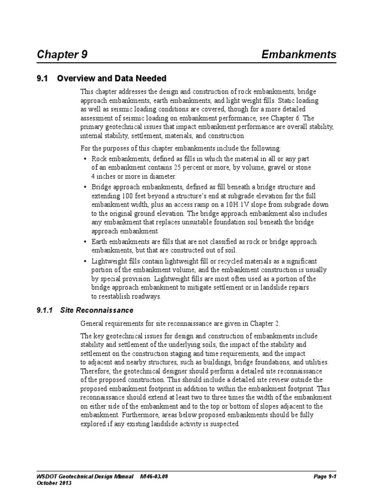 Embankment Design and Construction Guide | PDF | Geotechnical ...