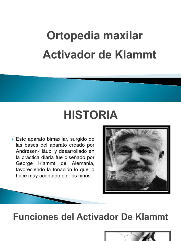Activador de Klammt | PDF | Anatomia dental | Ramas de Odontología