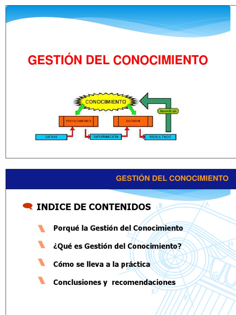 Gestion Del Conocimiento | PDF | Conocimiento administrativo | Conocimiento