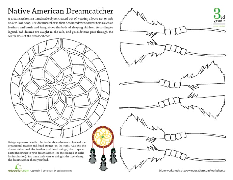 Native American Worksheets 3rd Grade