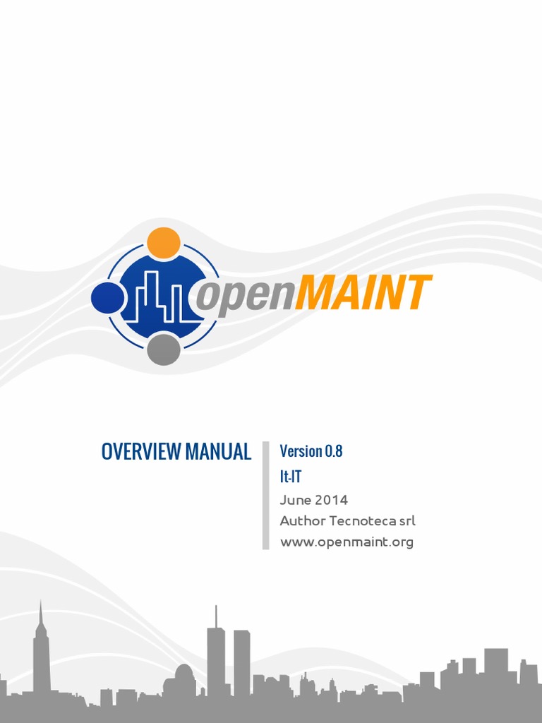 OpenMAINT OverviewManual ENG V080 | PDF | Logistics | Business Process