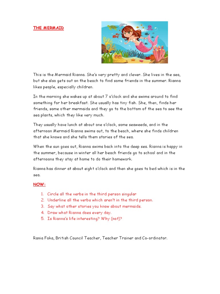 Mermaid Rianna's Summer Adventures | PDF