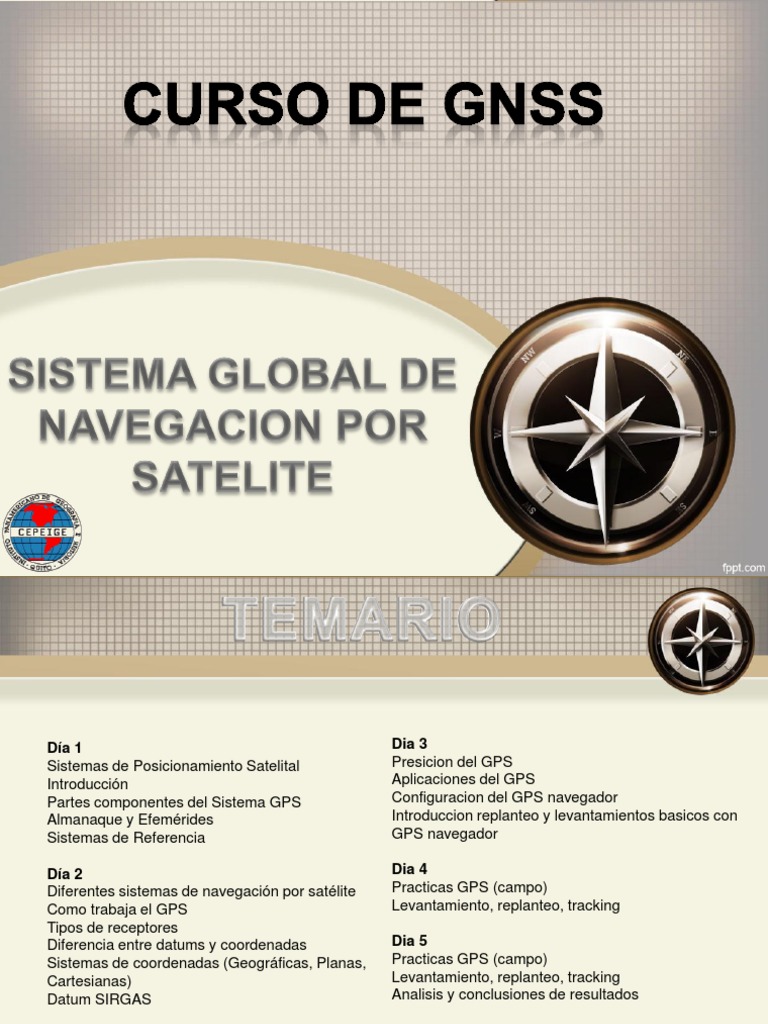 Curso GPS | PDF | Sistema de Posicionamiento Global | Ciencias fisicas