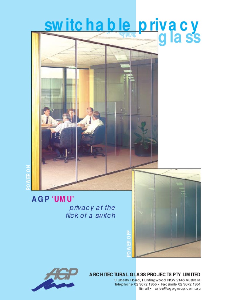 Switchable Privacy: Glass | PDF | Window | Liquid Crystal Display