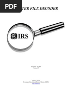 IRS 6209 Manual | PDF | Internal Revenue Service | Social Security Number